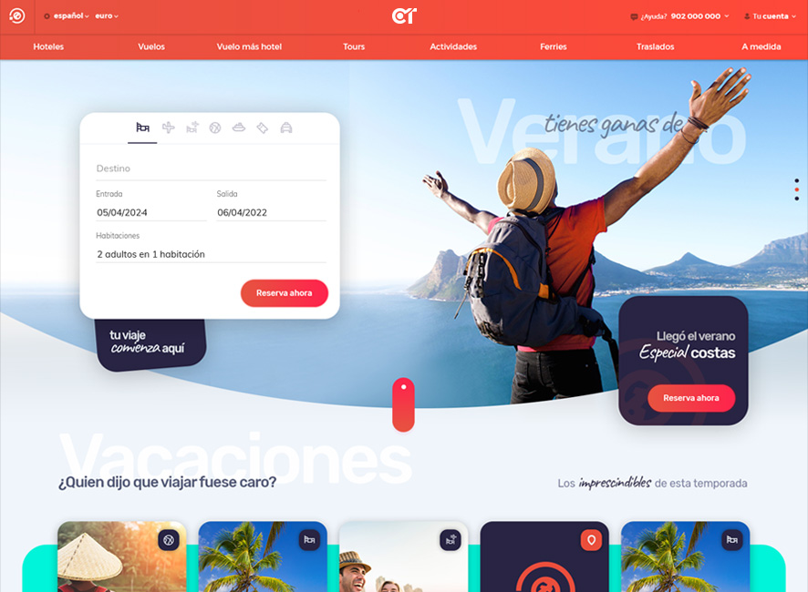 Cómo crear una página web para Agencias de Viajes